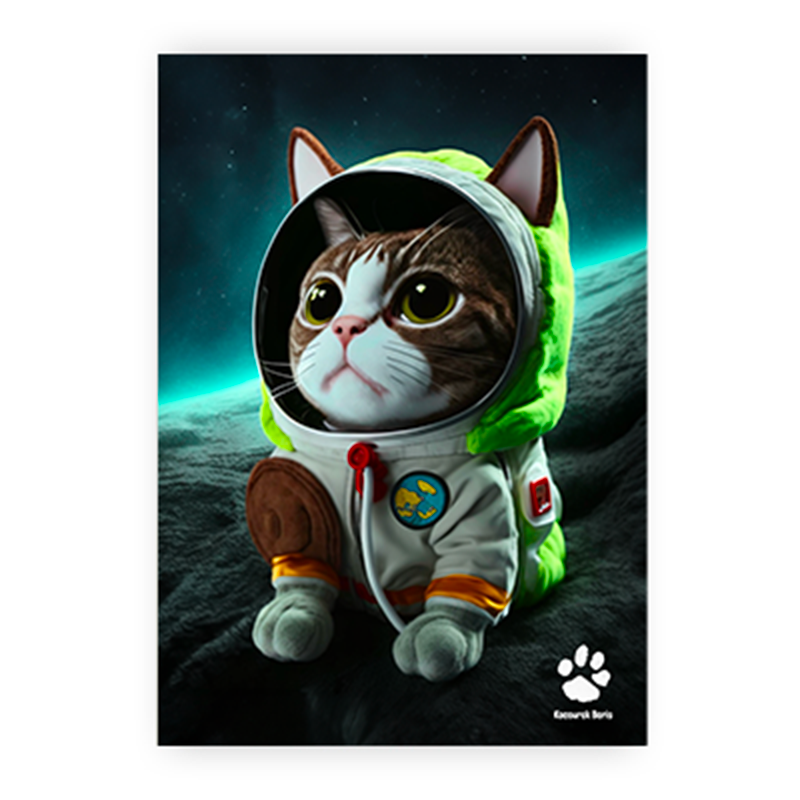 Poster Boris the Cat - A3 – FIZIshop